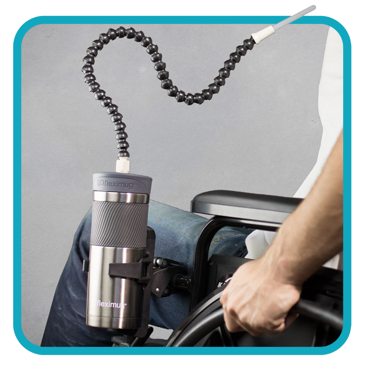 Fleximug | Hands Free Drinking Mug for Physically Disabled or Paralyzed ...